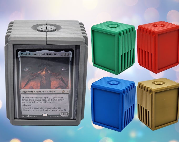 MTG Deck Box With Magnetic Lid (magic the Gathering, Trading Card Game ...