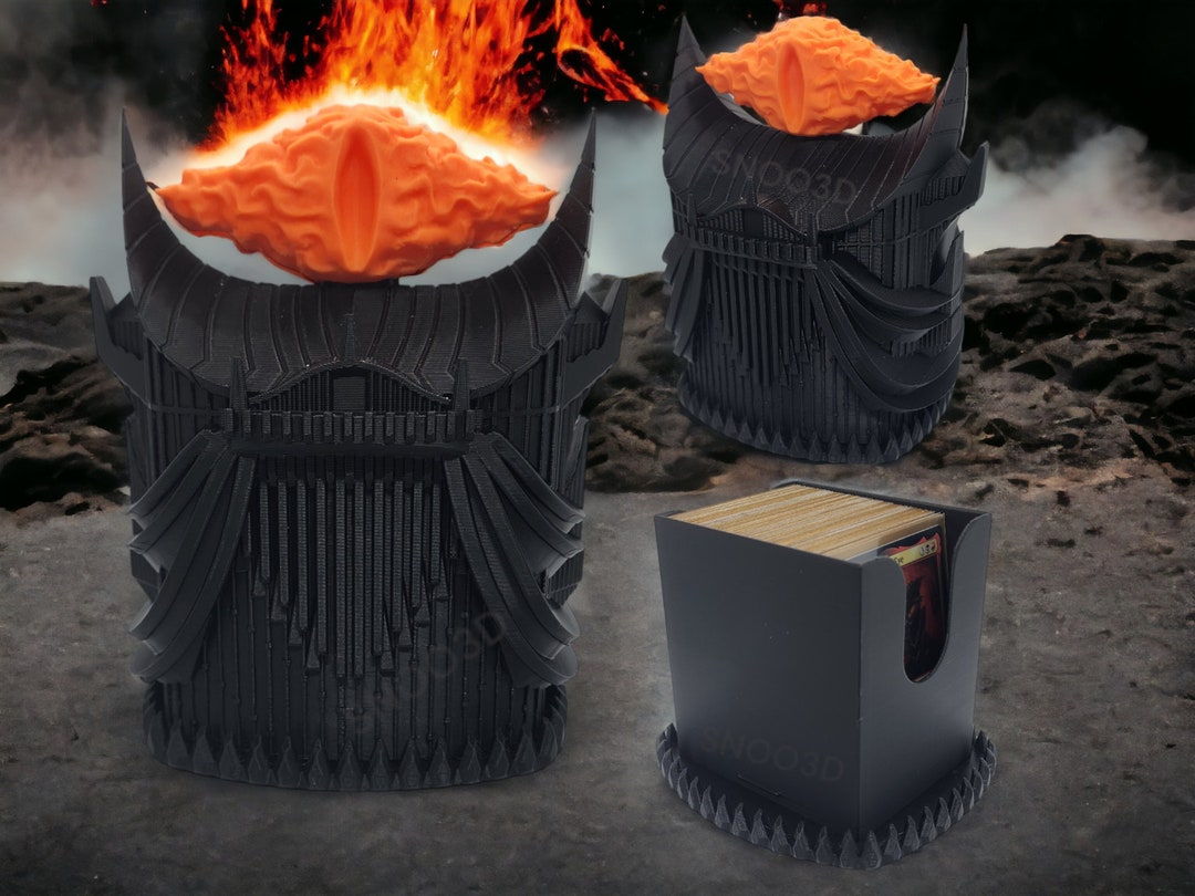 Eye of Sauron 100+ Deck Box | EDH | Lord of the Rings | Barad Dur ...