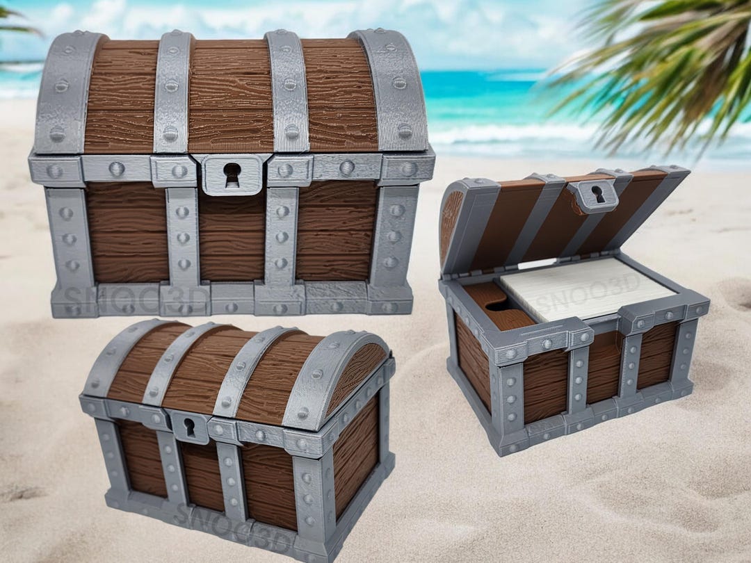 MTG Treasure Chest Deck Box for EDH | Commander | Magic the Gathering ...