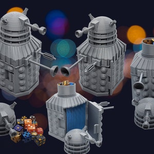 MTG Dalek Deck Box for EDH | Dr Who | Magic the Gathering | Dice Box ...
