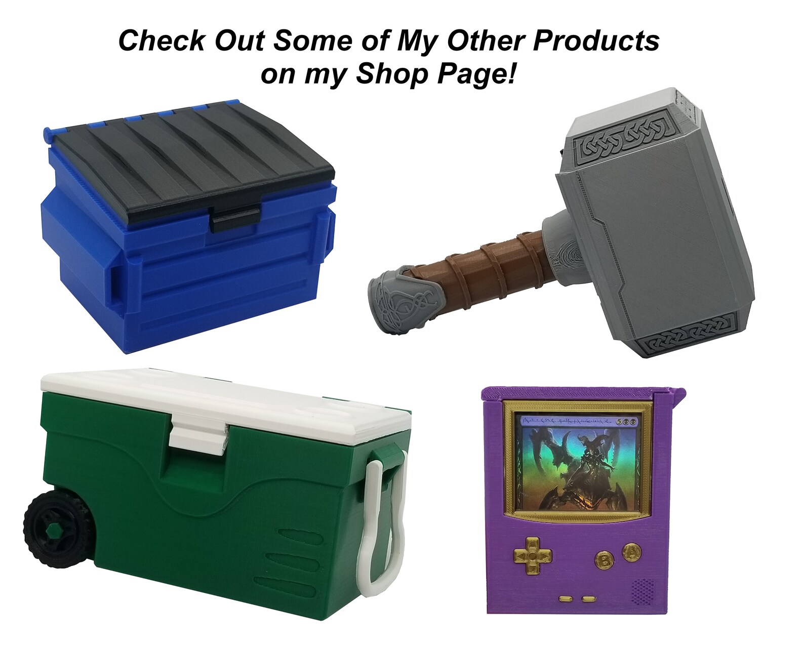 MTG Dumpster Deck Box for EDH / Commander Magic the - Etsy