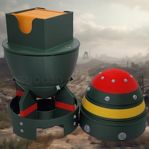 MTG Fallout Fatman Mini Nuke Deck Box for EDH | Commander | Magic the ...