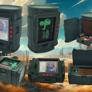 Fallout Pipboy Deck Box 100 + Card | MTG | EDH | Commander | Magic the ...