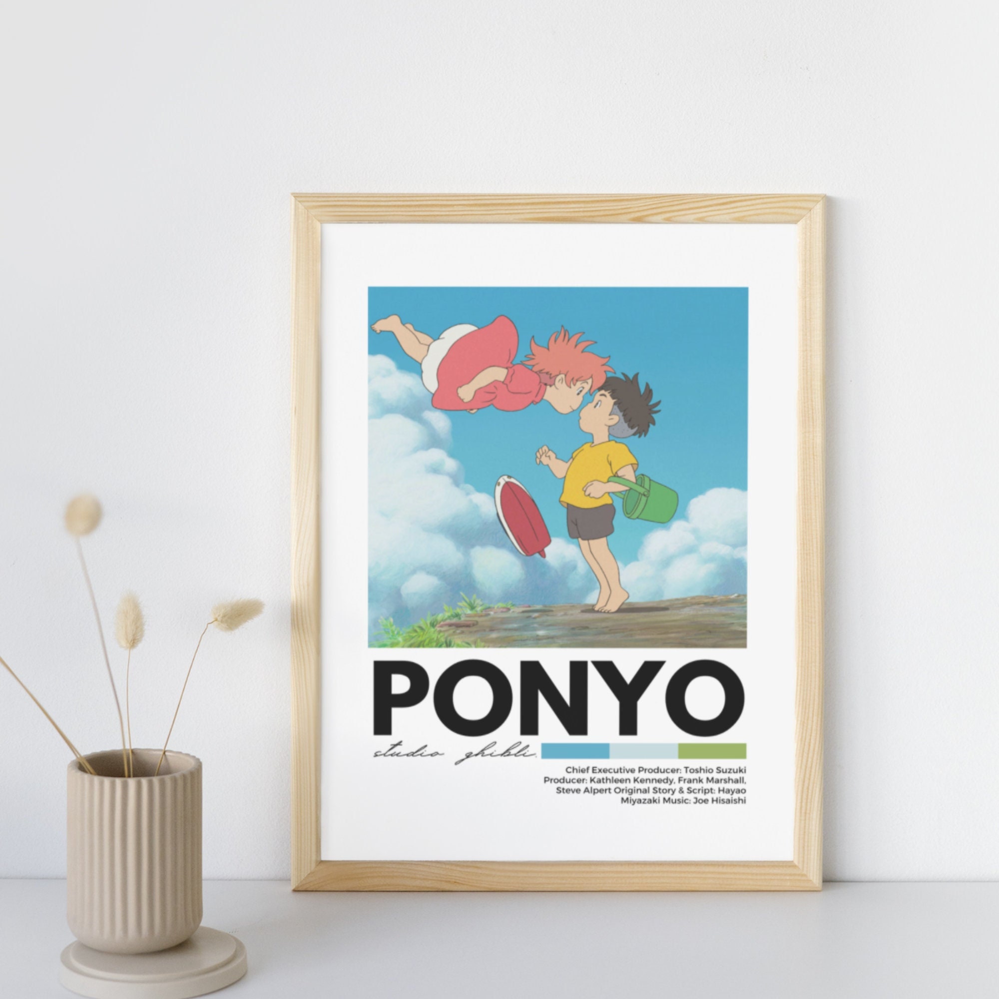 Ponyo Movie Poster Japanese