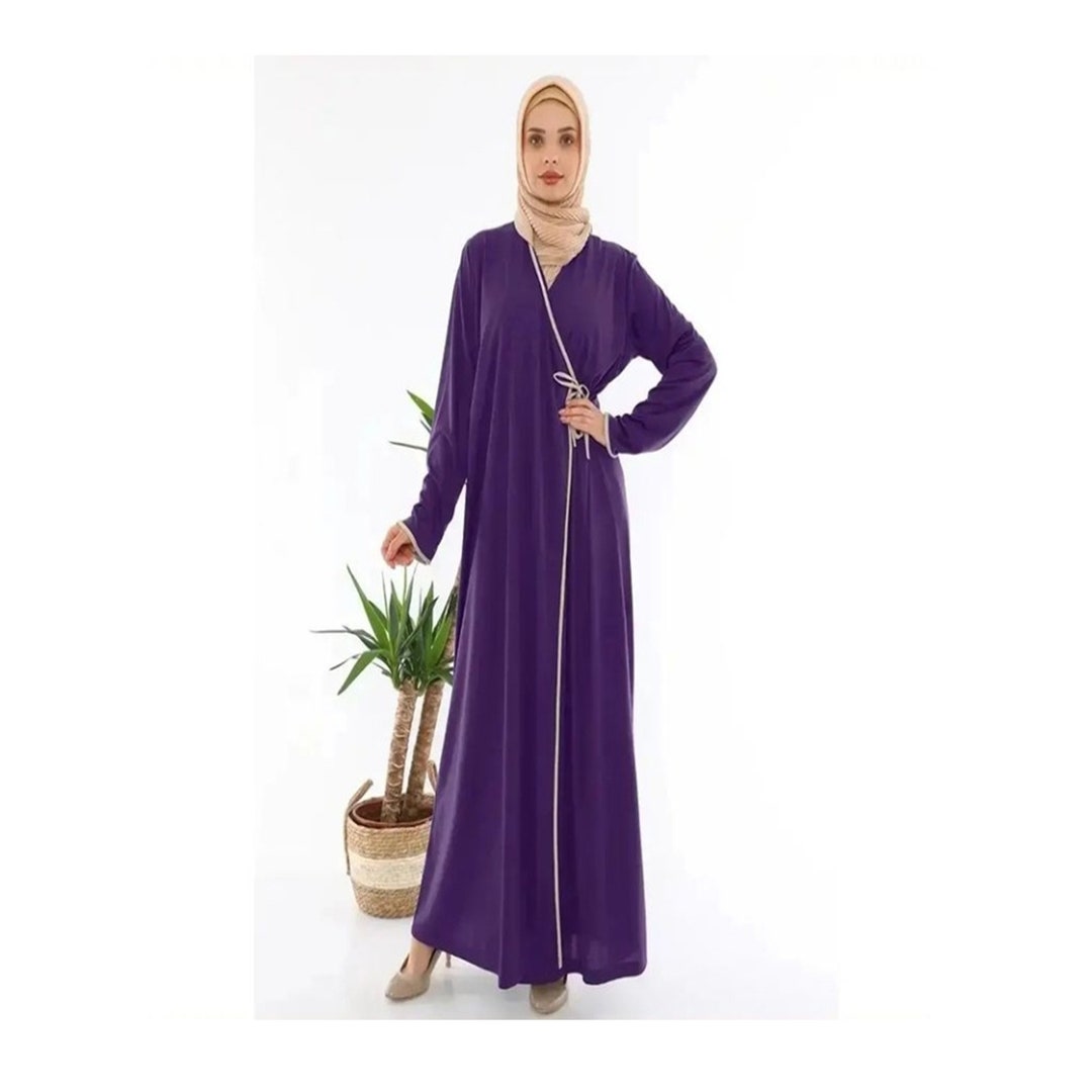 One Piece Women Prayer Dress, Women Abaya, Women Burqa, Muslim Prayer ...