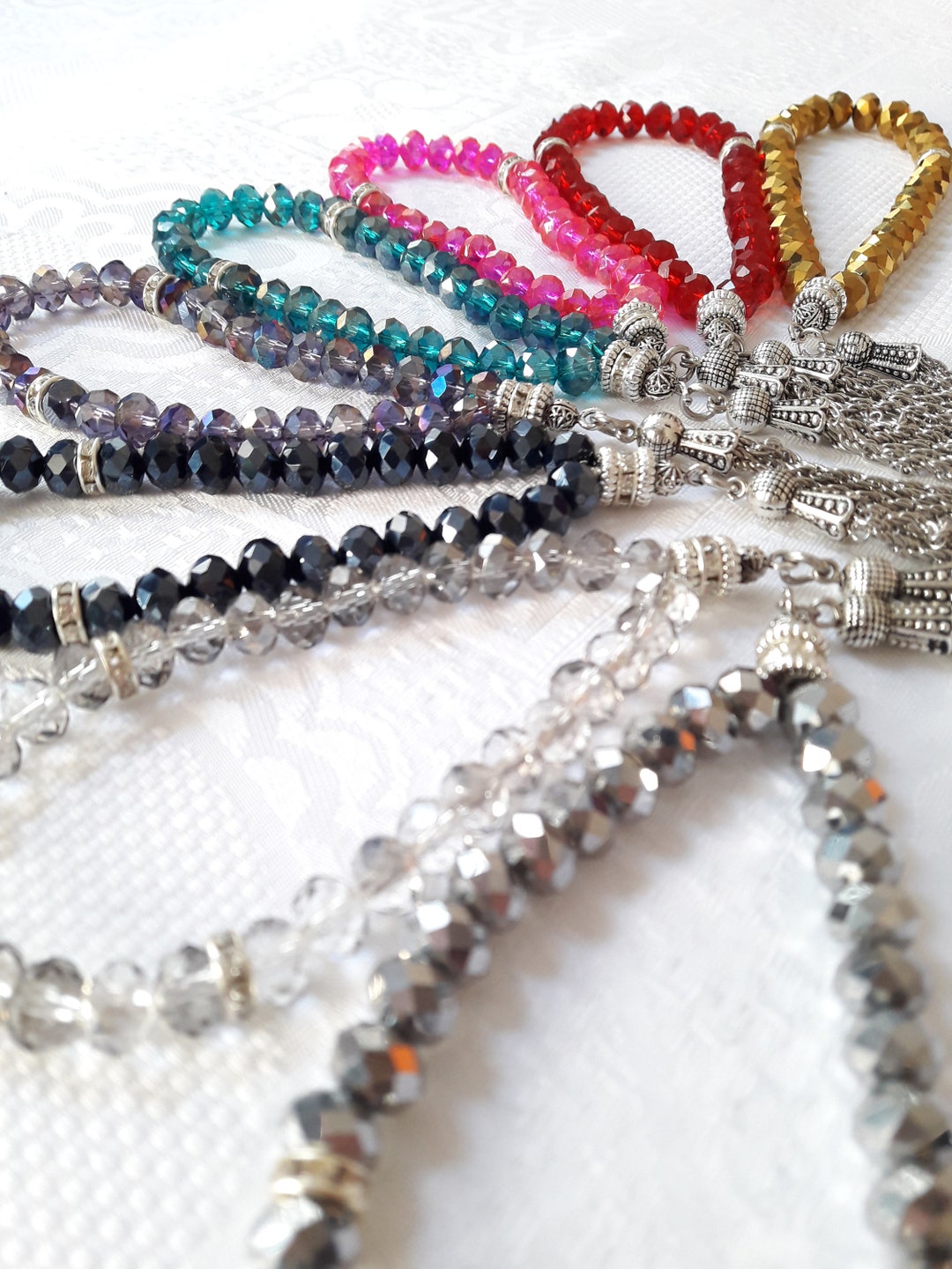Crystal Mini Tasbih X 25, Prayer Beads, Wedding Favour - Etsy