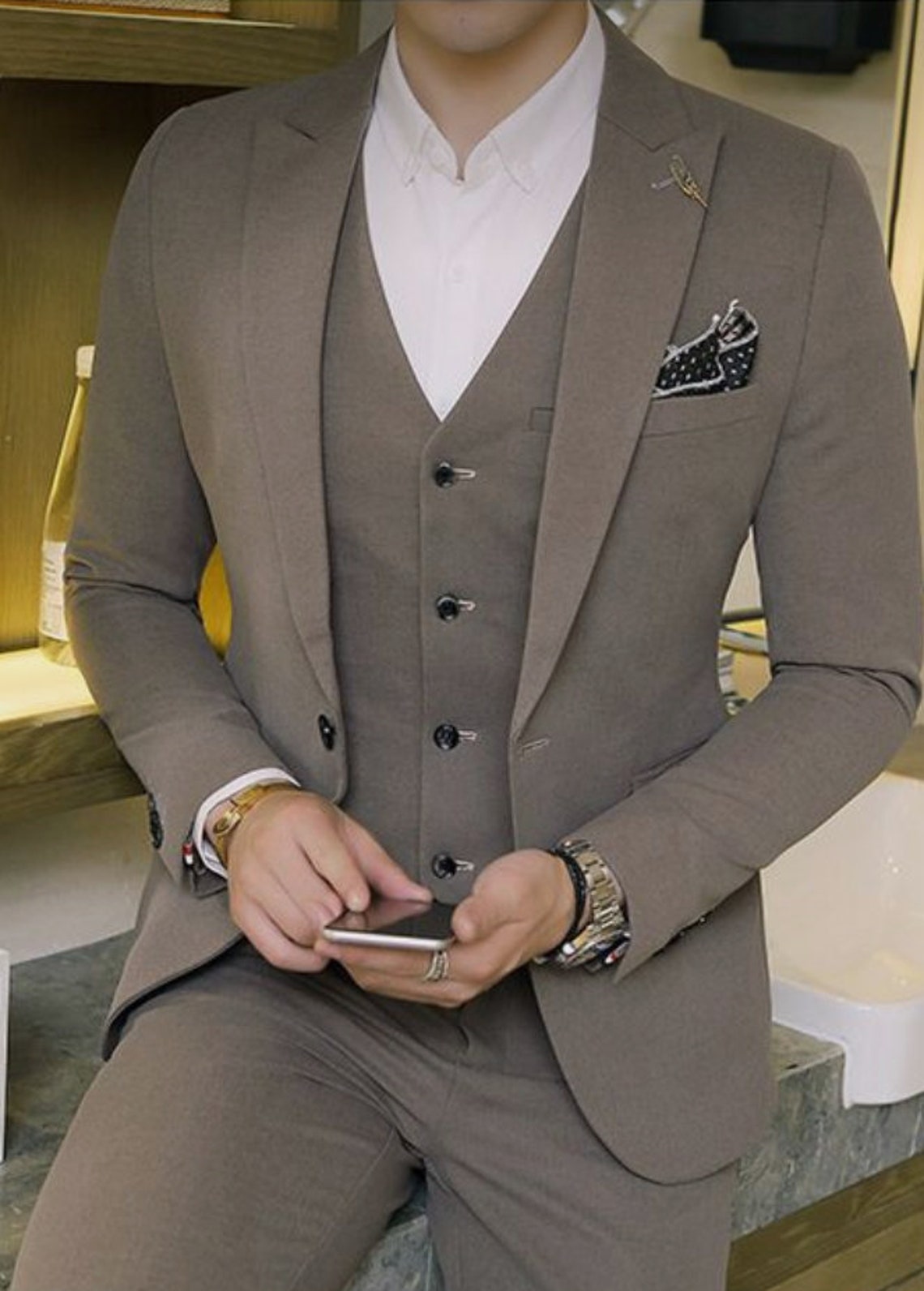 Mens Indian Latest Design for Coat Pants Officeal Groom - Etsy