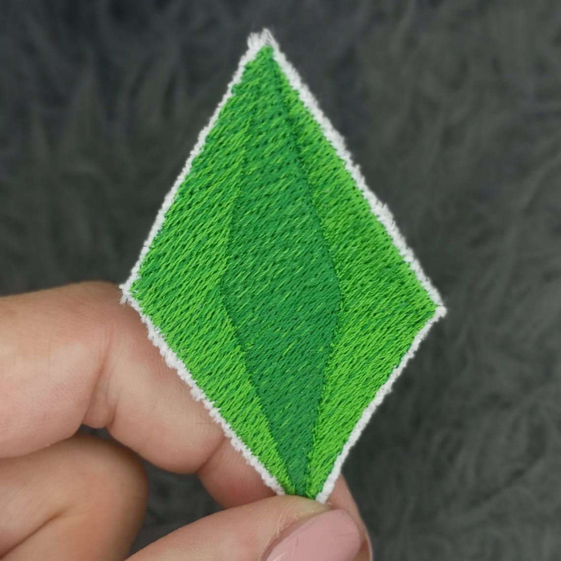 Sims Diamond Plumbob Green Crystal Simoleon Embroidered Iron | Etsy