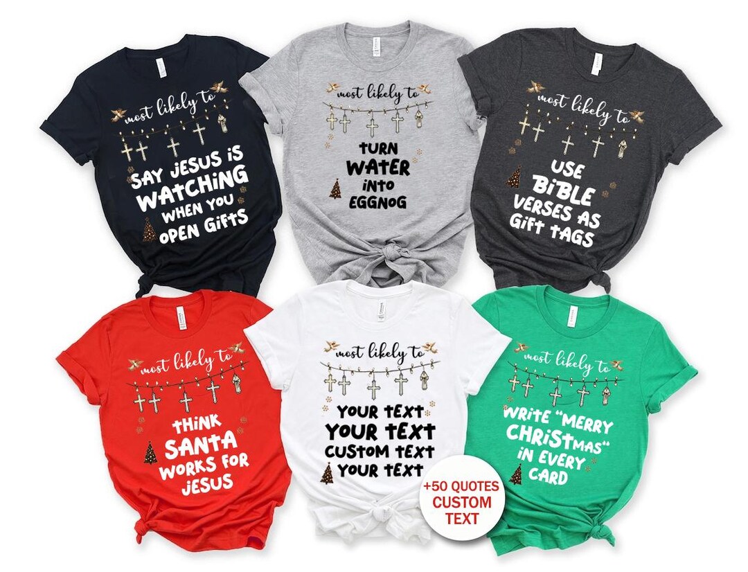 Funny Christian Christmas Shirt, Nativity Jesus Humor Tee, Religious ...