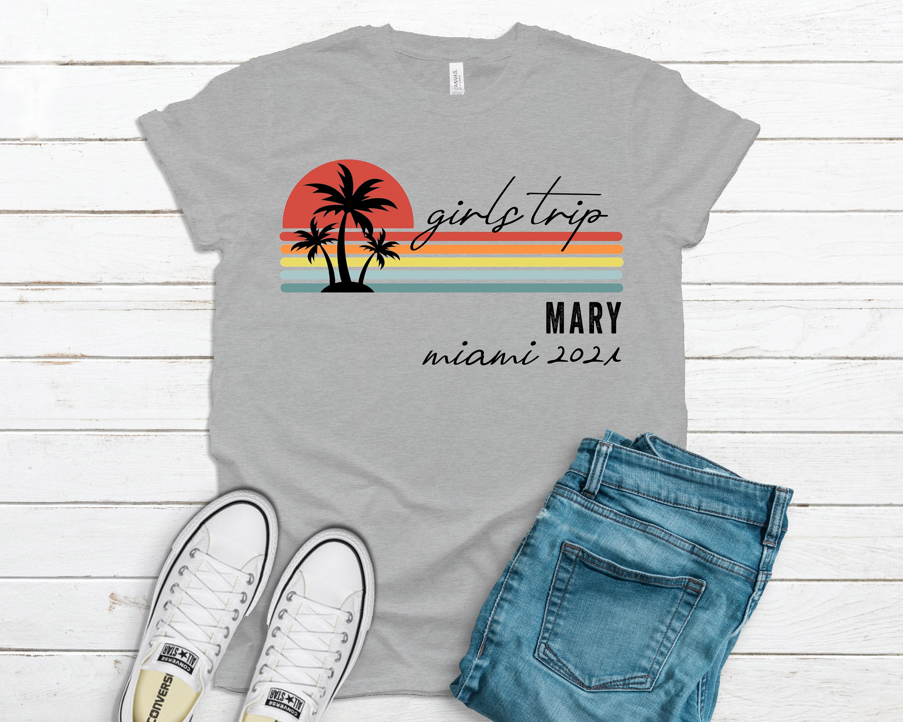 Girls Trip shirt custom girls weekend shirt road trip | Etsy