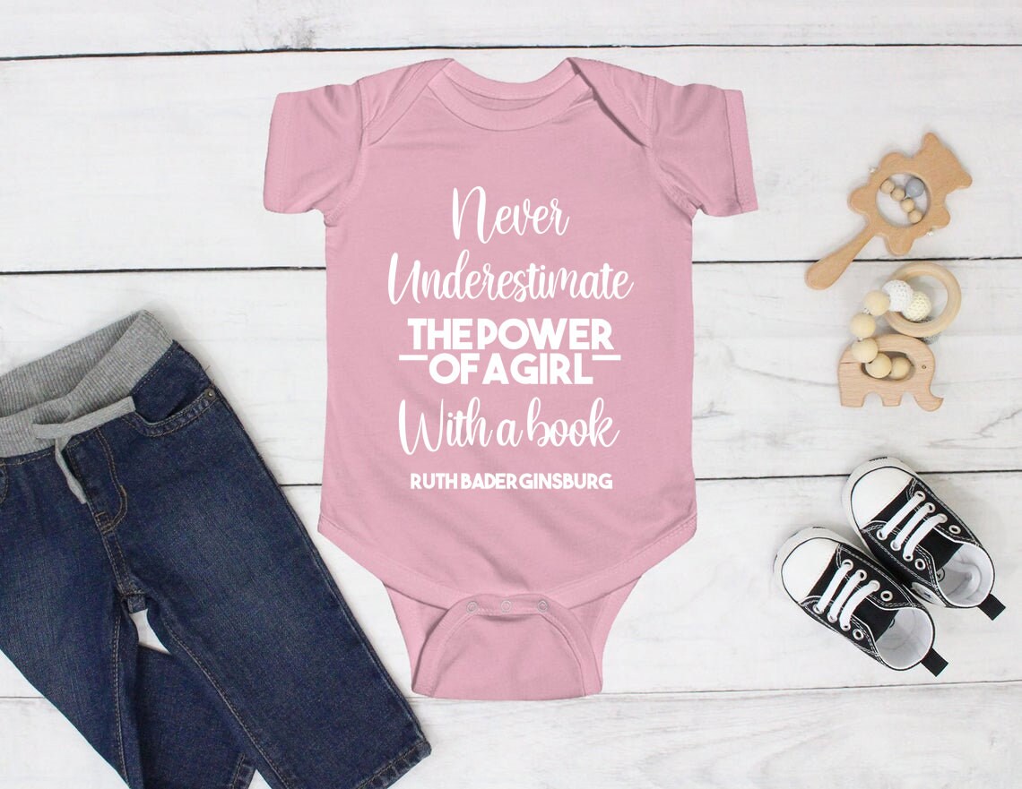 Never Underestimate The Power of a Girl With a Book Ruth | Etsy