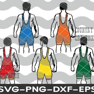 Customize Wrestler Digital Download, Wrestling, Wrestlers Silhouettes ...