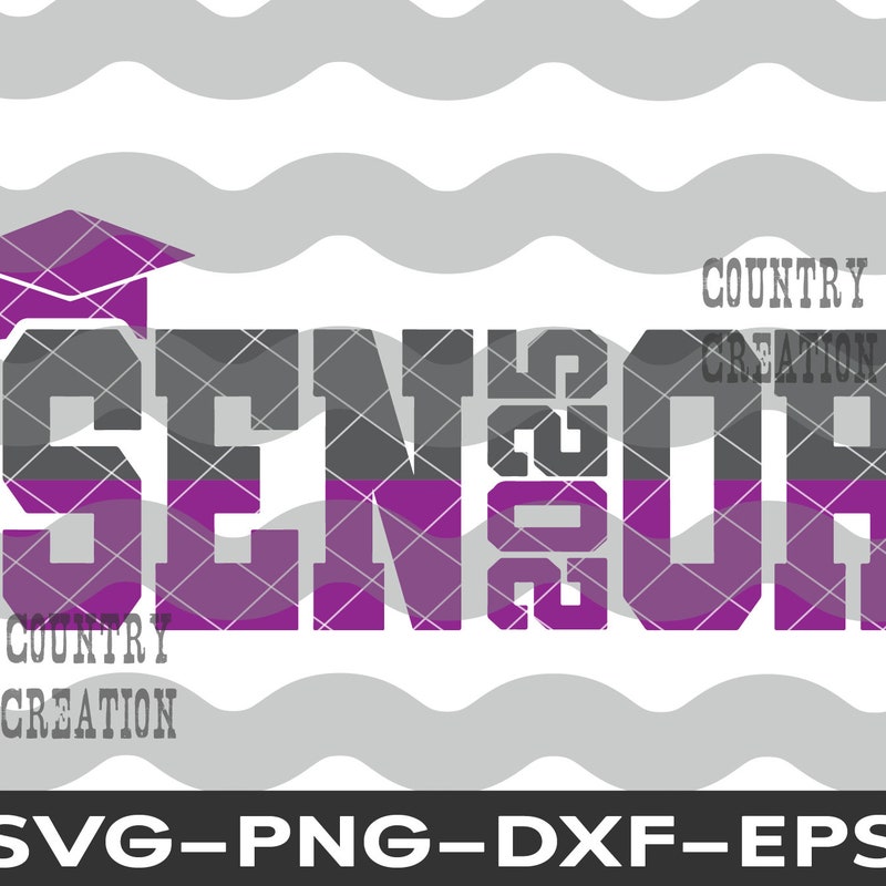 Senior Vertical Svg - Etsy