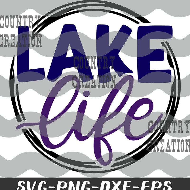 Lake Life Svg - Etsy