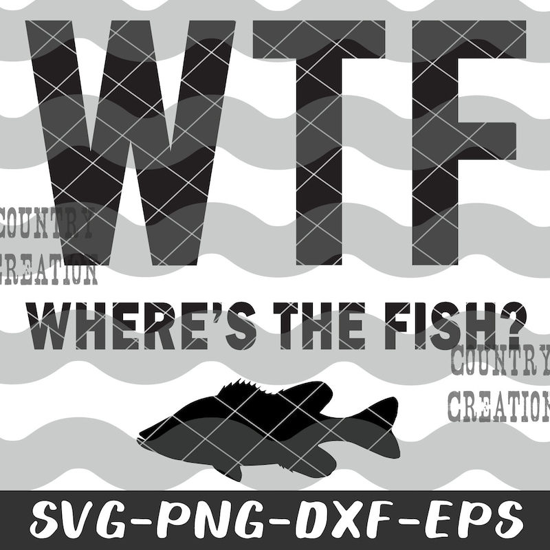 Wtf Where the Fish Tshirt - Etsy