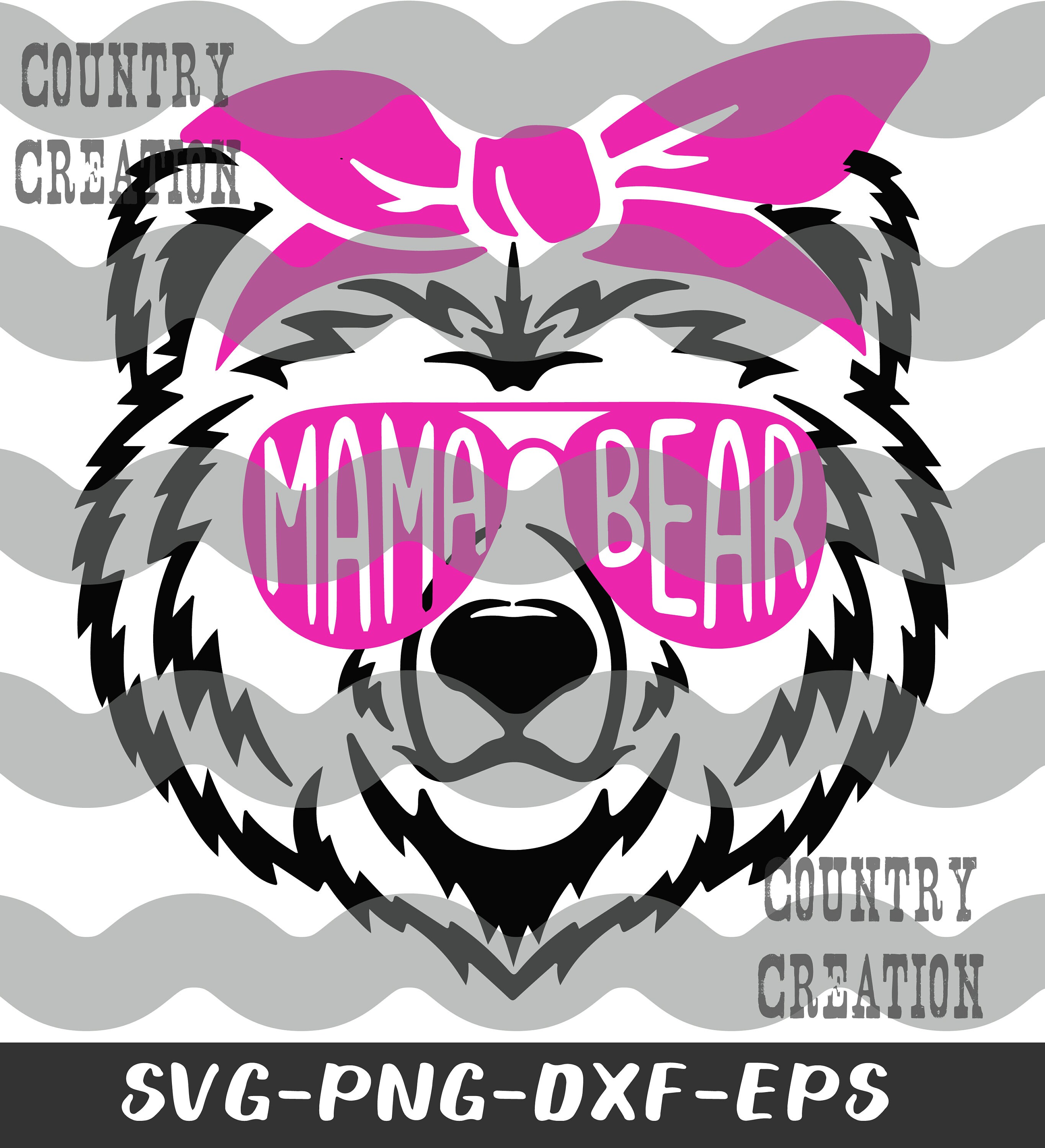 Mama Bear SVG Mama Bear Face SVG Mommy SVG Mom to Be Svg - Etsy