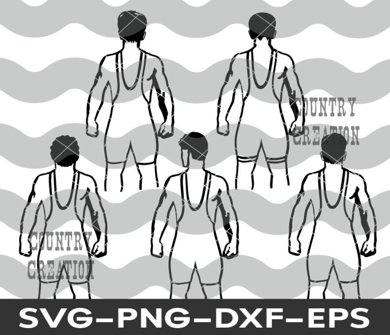 Customize Wrestler Digital Download Wrestling Wrestlers - Etsy