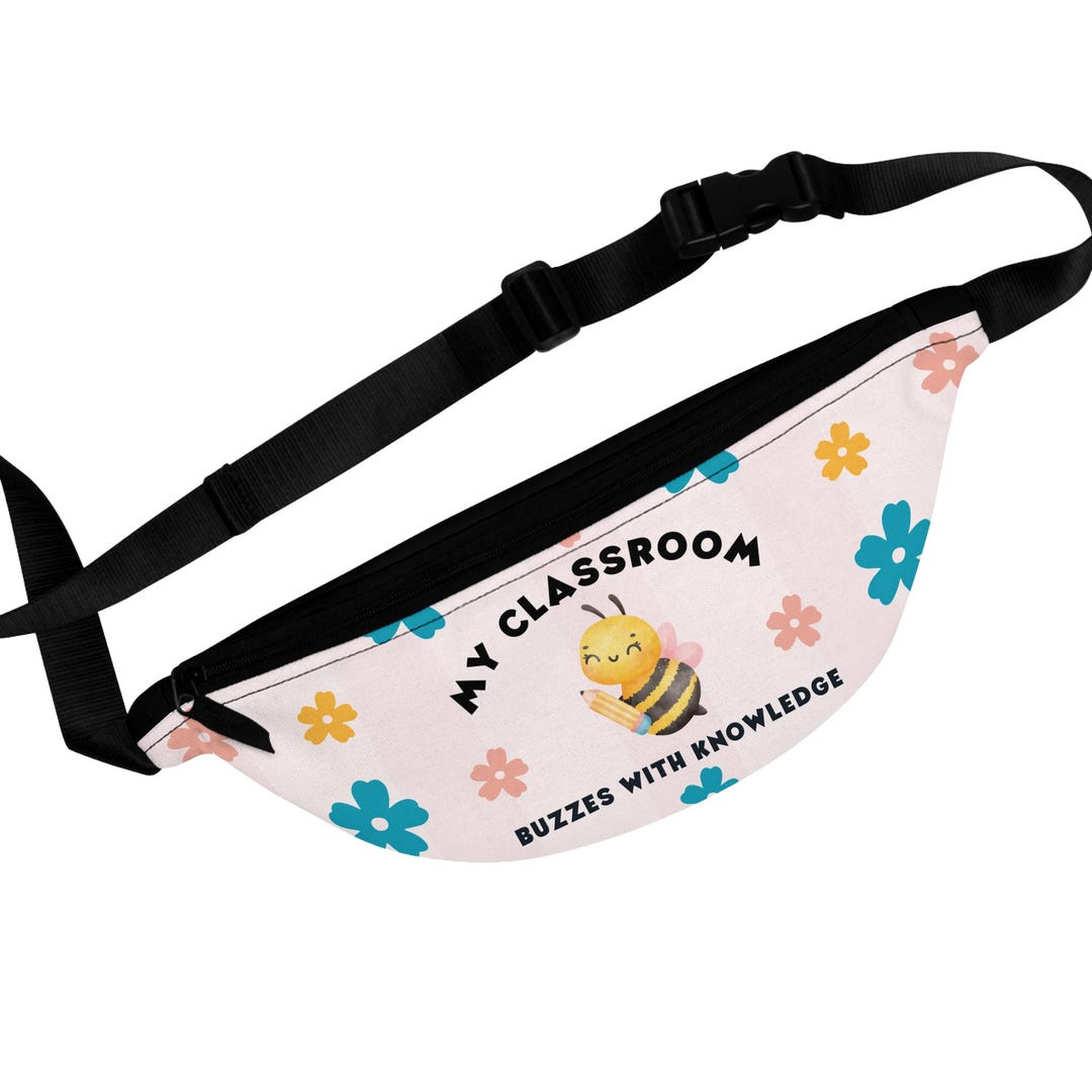 Bee Themed Classroom Teacher Fanny Pack, Custom Teacher Gift ...