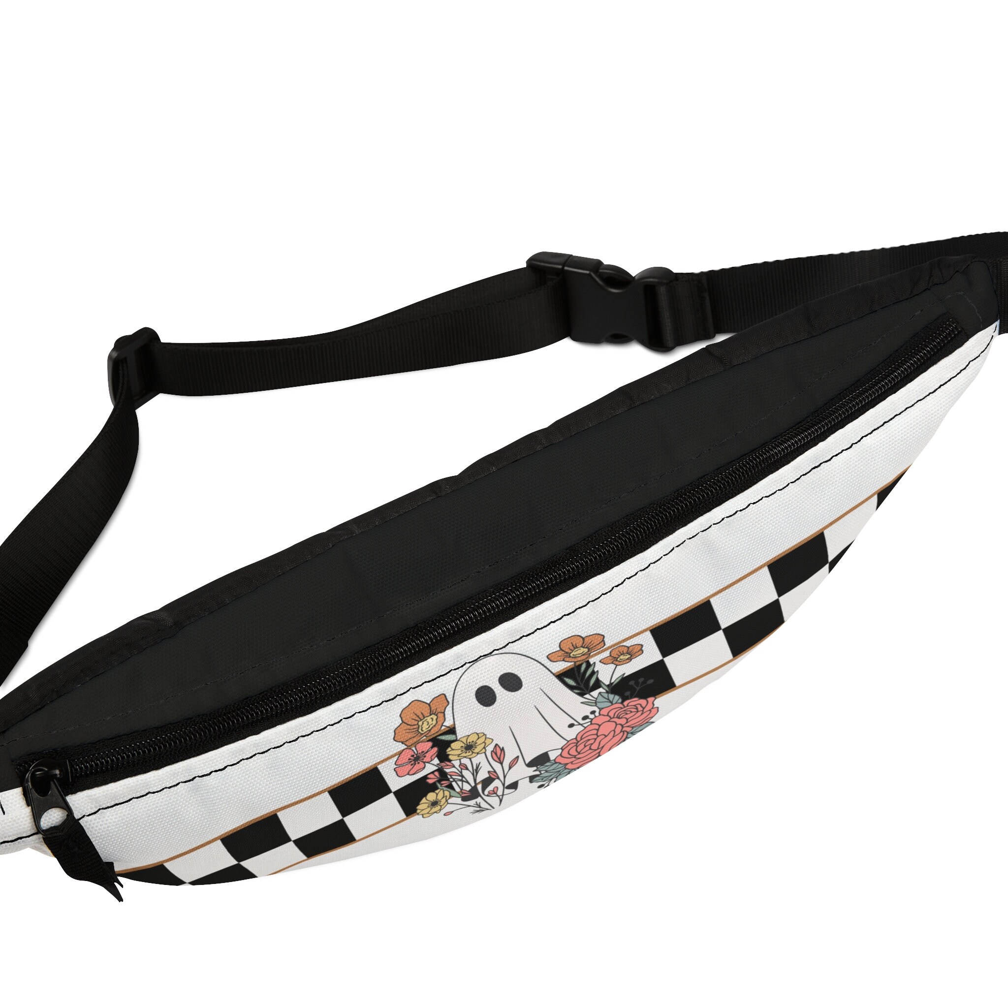 Retro Halloween Fanny Pack, Cute Ghost Sling Purse, Spooky Classroom ...