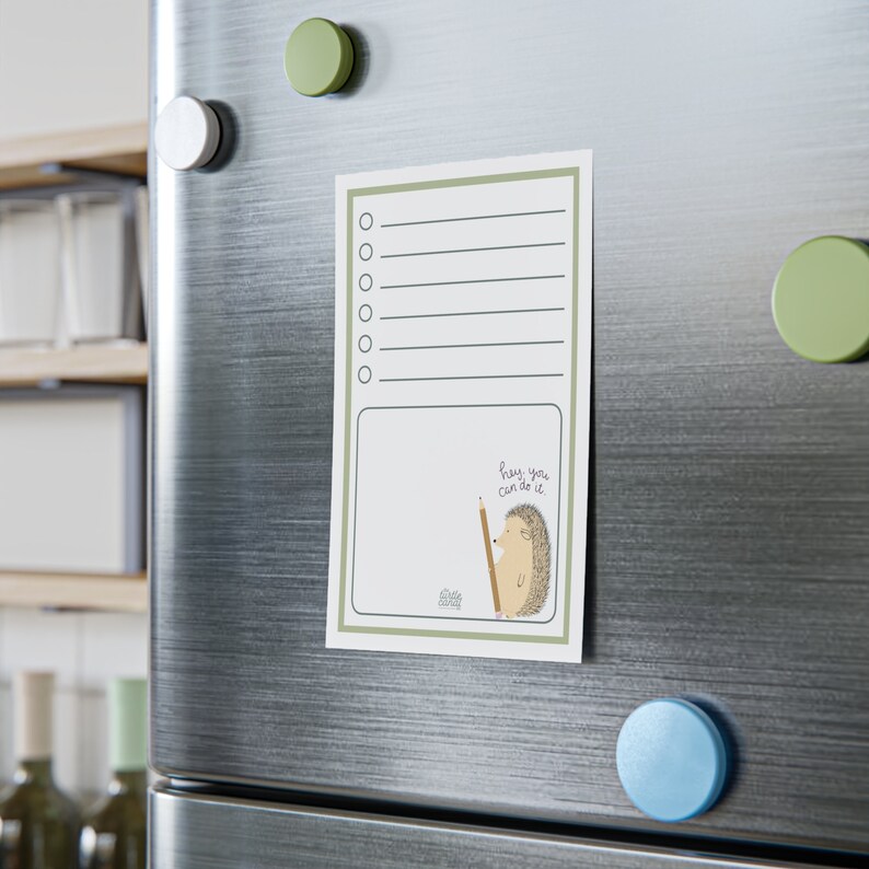 Hedgehog Post-it® Note Pad, Cute Animal Notepad, Hedgehog Stationary ...