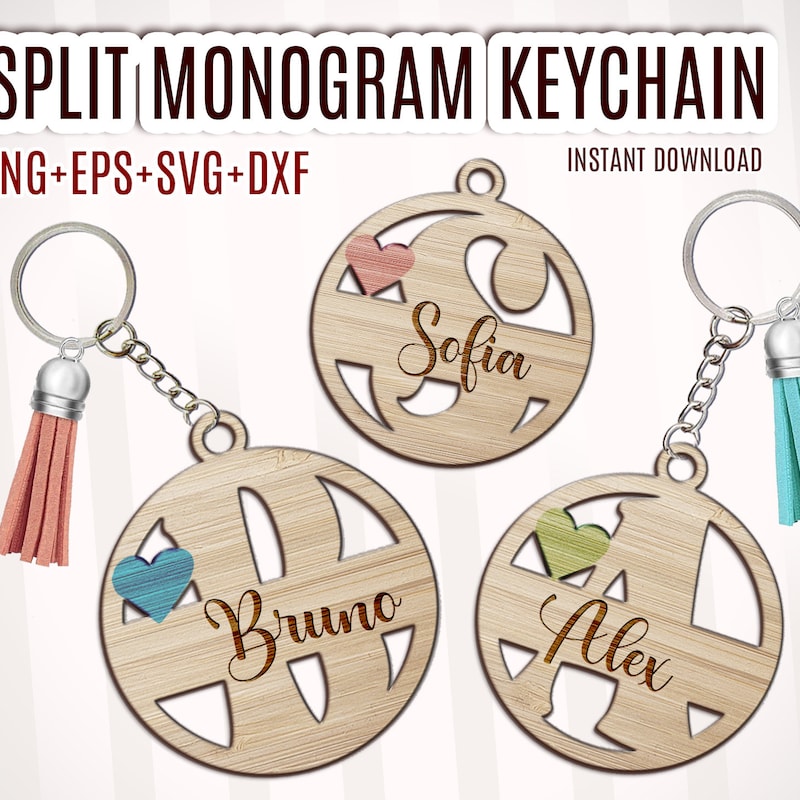 Keychain Svg - Etsy