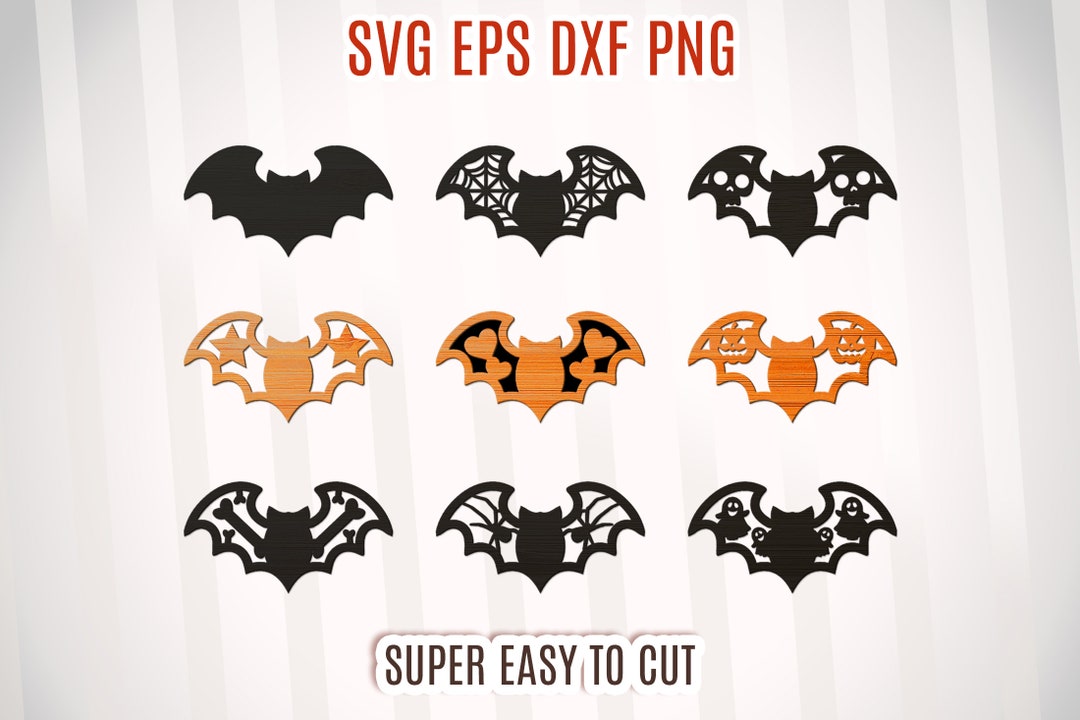 Halloween Bats Svg Bundle, Halloween Decor Svg, Halloween Bundle Svg ...