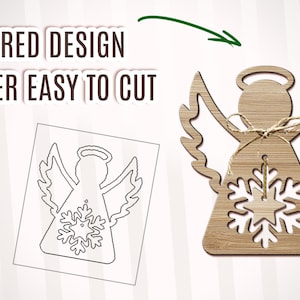 Christmas Angel Ornament Bundle, Angel Svg, Christmas Angel Cut File ...