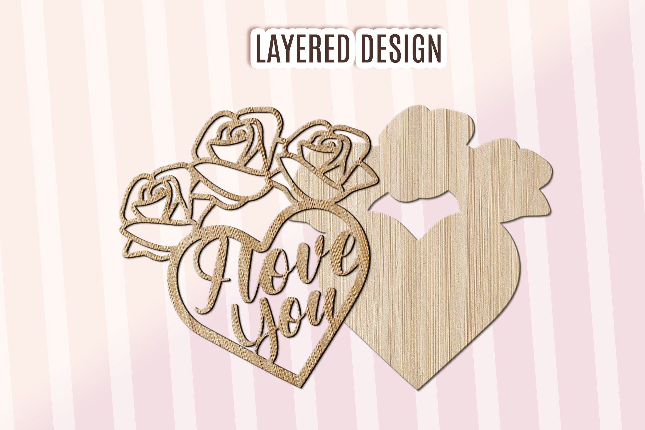 Rose Laser Cut File Rose SVG Mothers Day Svg Laser Rose - Etsy Canada