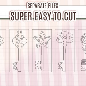 Santas Magic Key Svg, Santa Ornament Svg Laser, Christmas Key Ornament ...