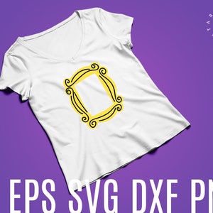 Monica Door Frame Friends Picture Frame Svg Yellow - Etsy UK