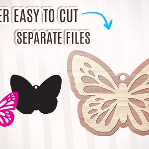 Butterfly Template Svg, 3D Butterfly Svg Bundle, Butterfly Template Cut ...
