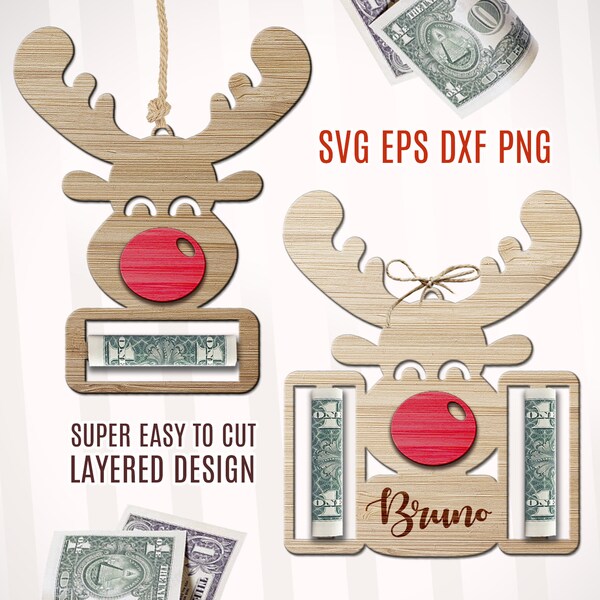 Money Reindeer - Etsy