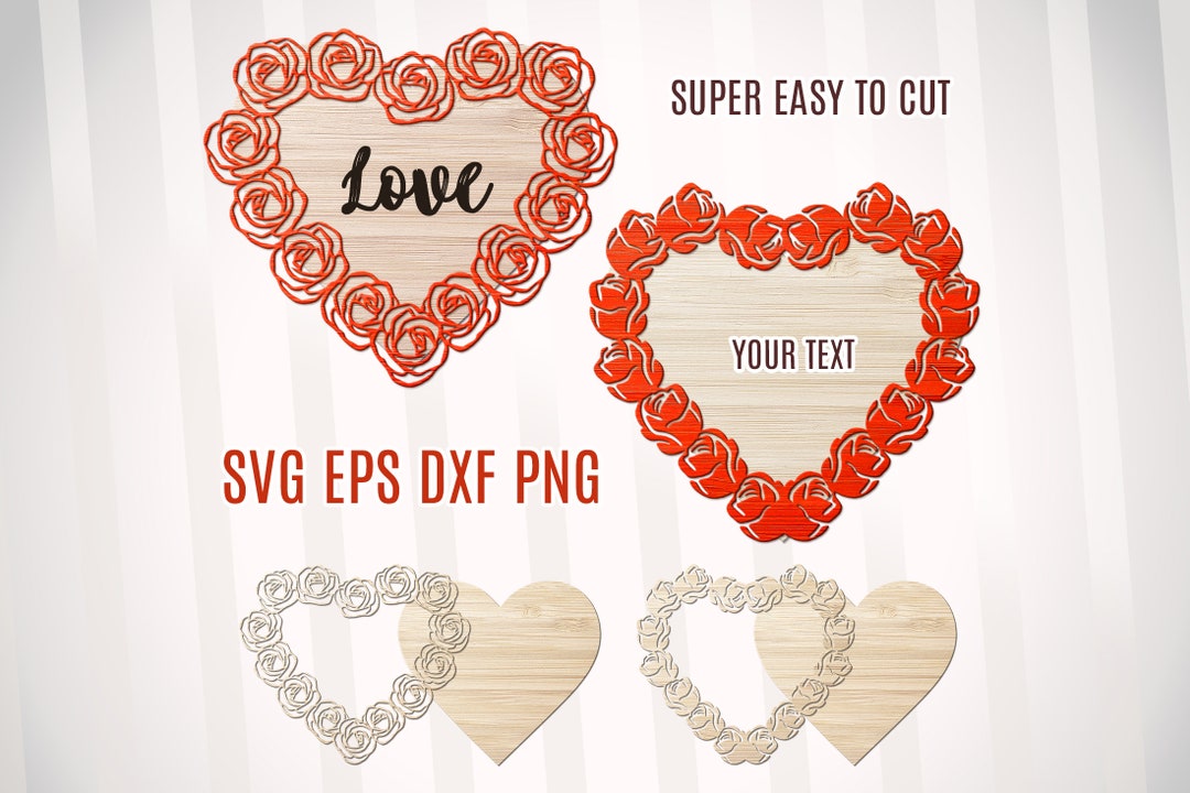 Hearts Valentines Svg Bundle Valentines Roses Svg Flowers Svg