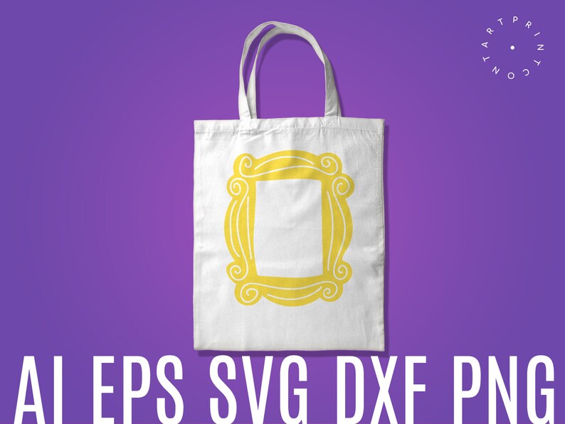 Monica Door Frame Friends Picture Frame Svg Yellow - Etsy UK