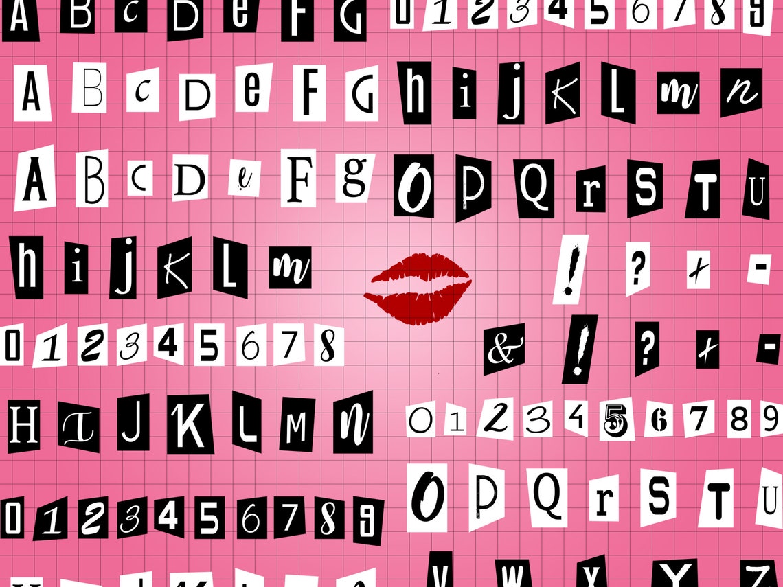 Burn Book SVG PNG Letras Números Glifos Chicas Malas Alfabeto - Etsy México