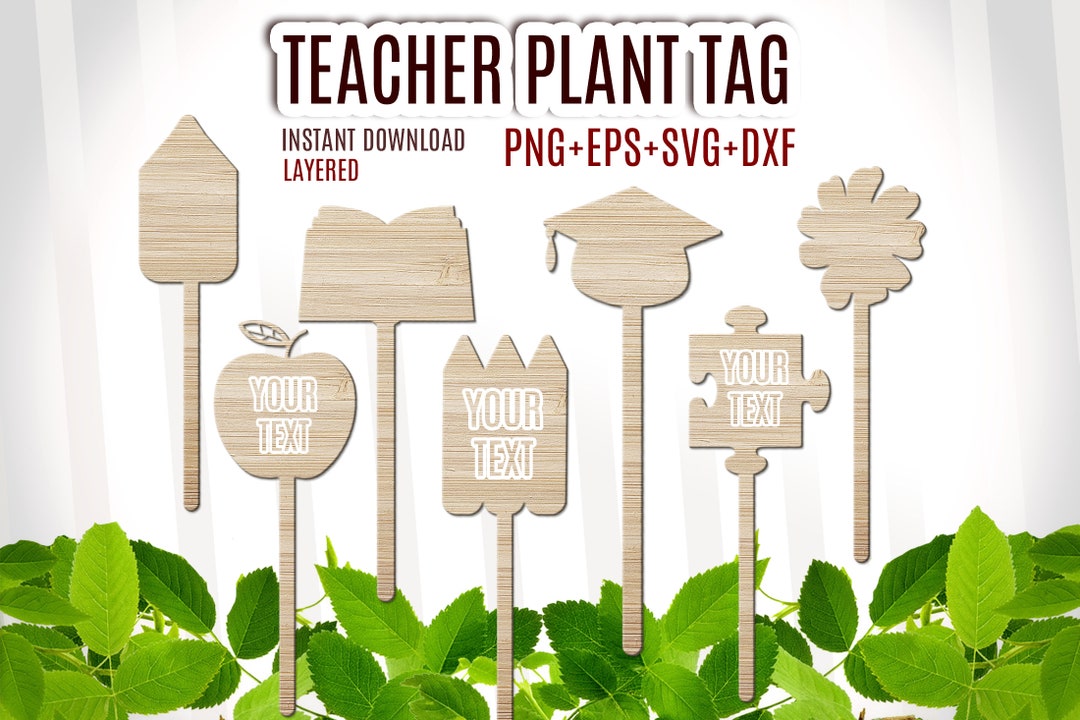 Teacher Gift SVG, Teacher Plant Stake SVG, Teacher Themed SVG, Teacher ...