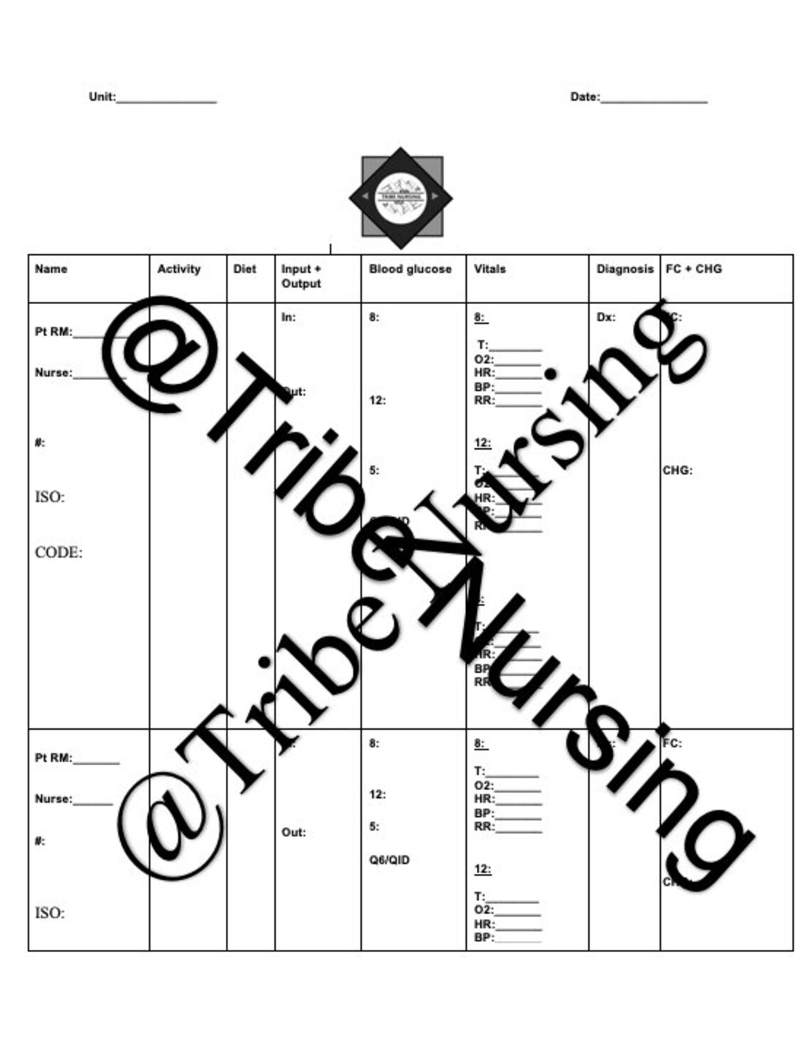 CNA Brain Sheet - Etsy