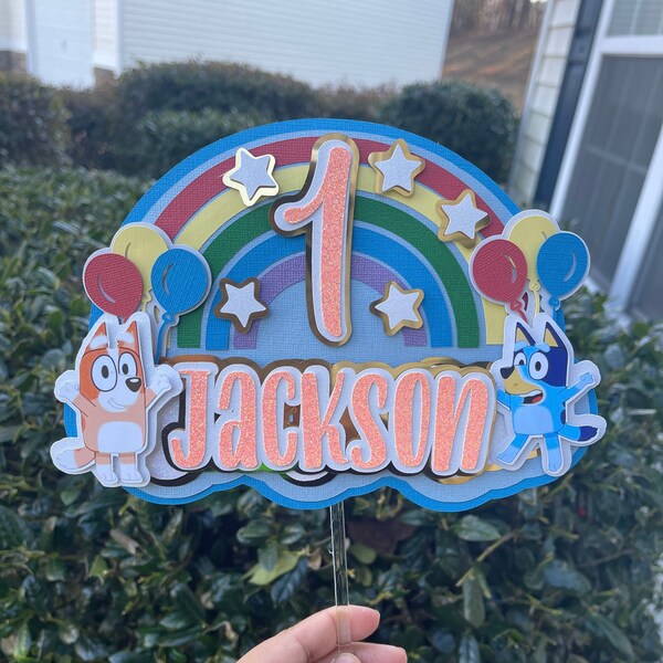 Bluey Cake Topper - Etsy