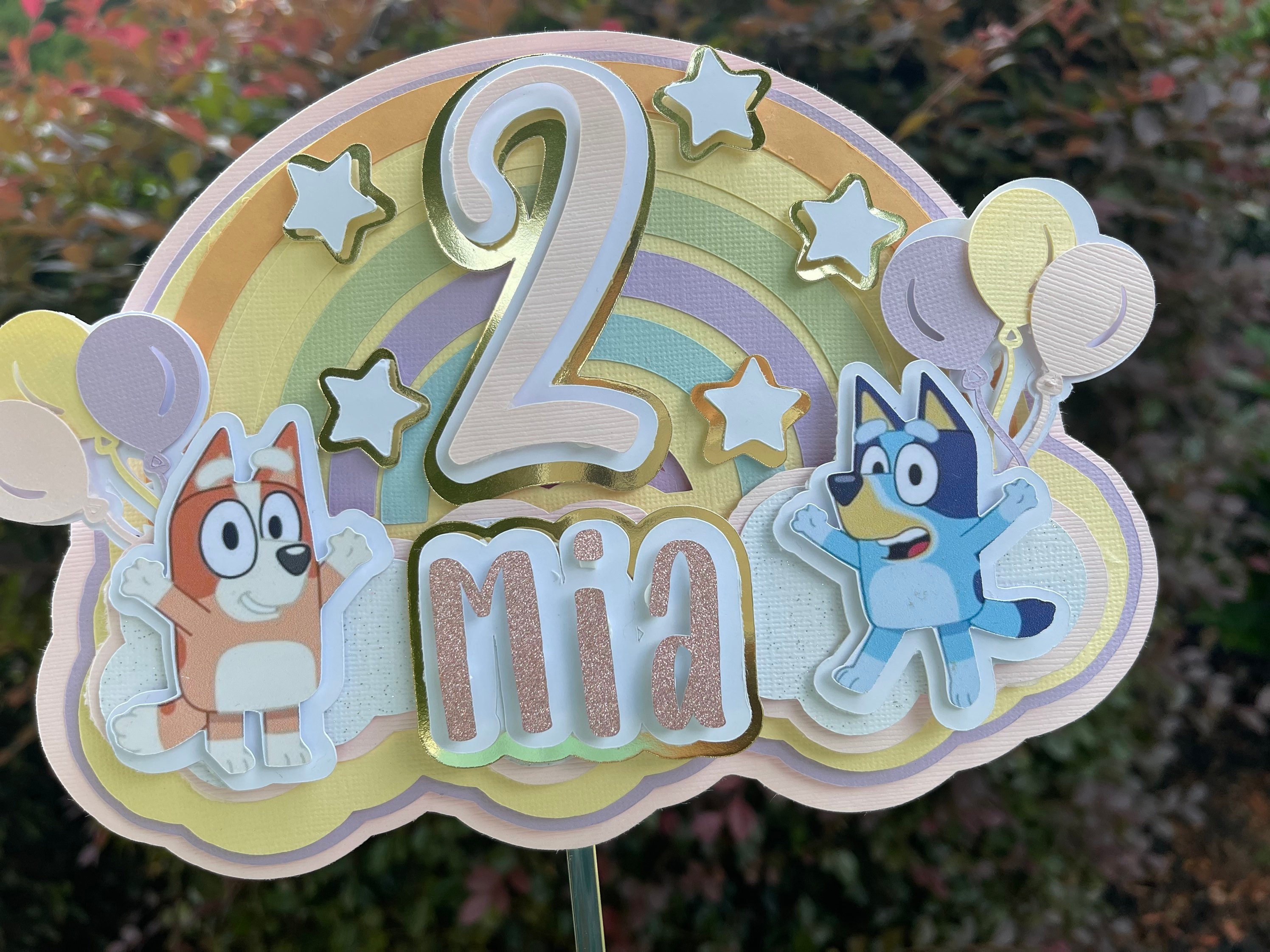 Bluey Cake Topper - Etsy
