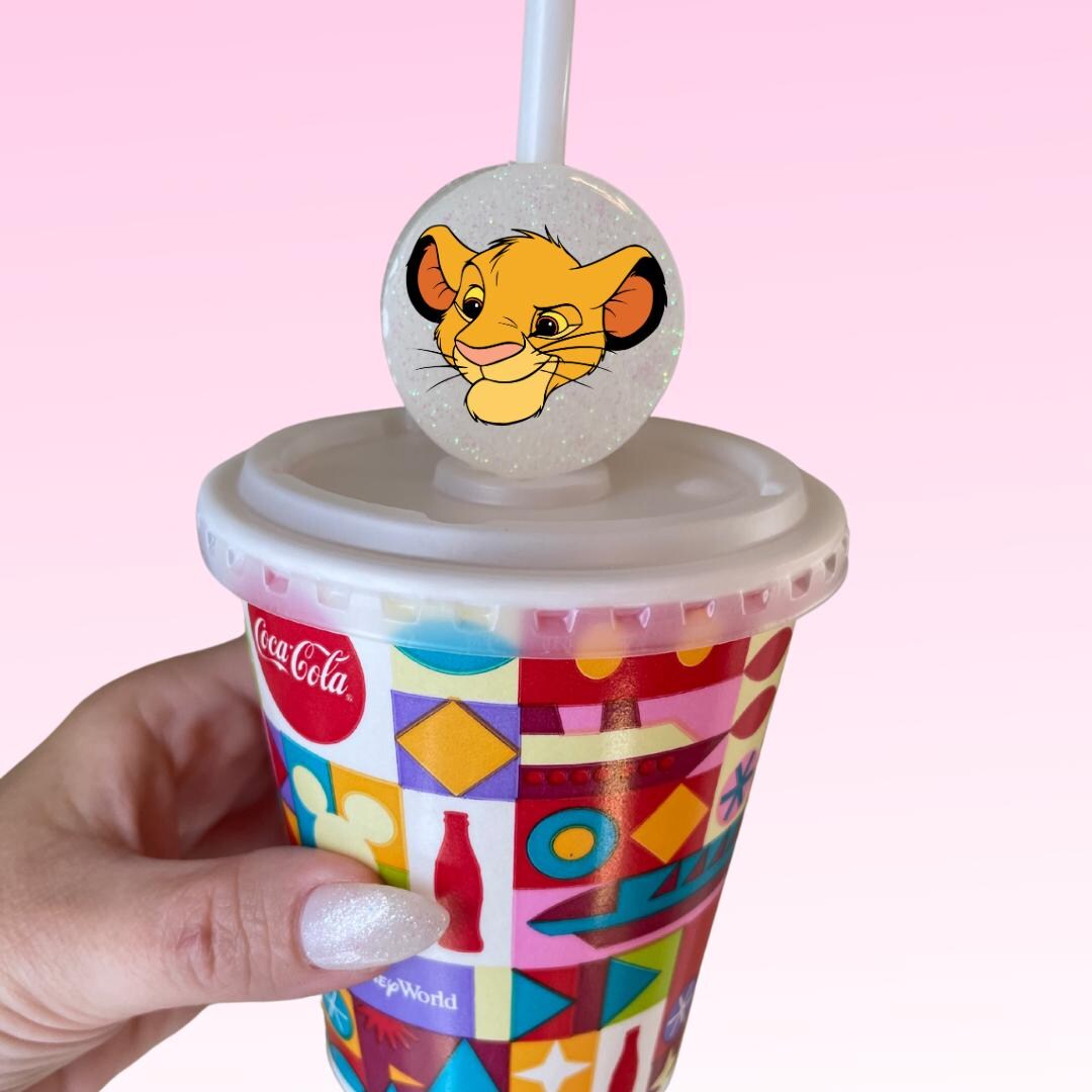 Lion Straw Toppers - Etsy
