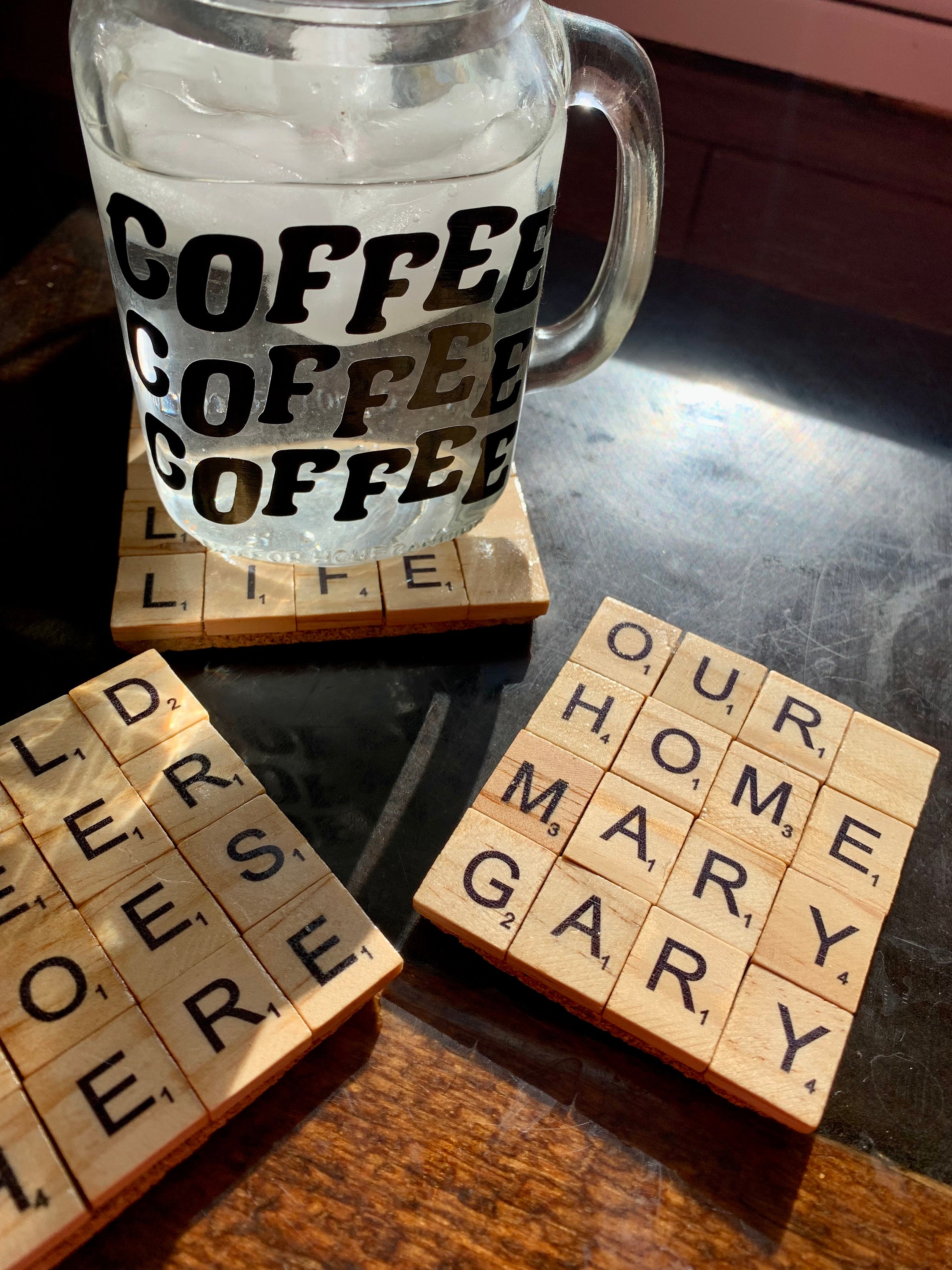 Scrabble Coaster. House Warming Gifts. Wedding Gifts. Birthday Gifts ...