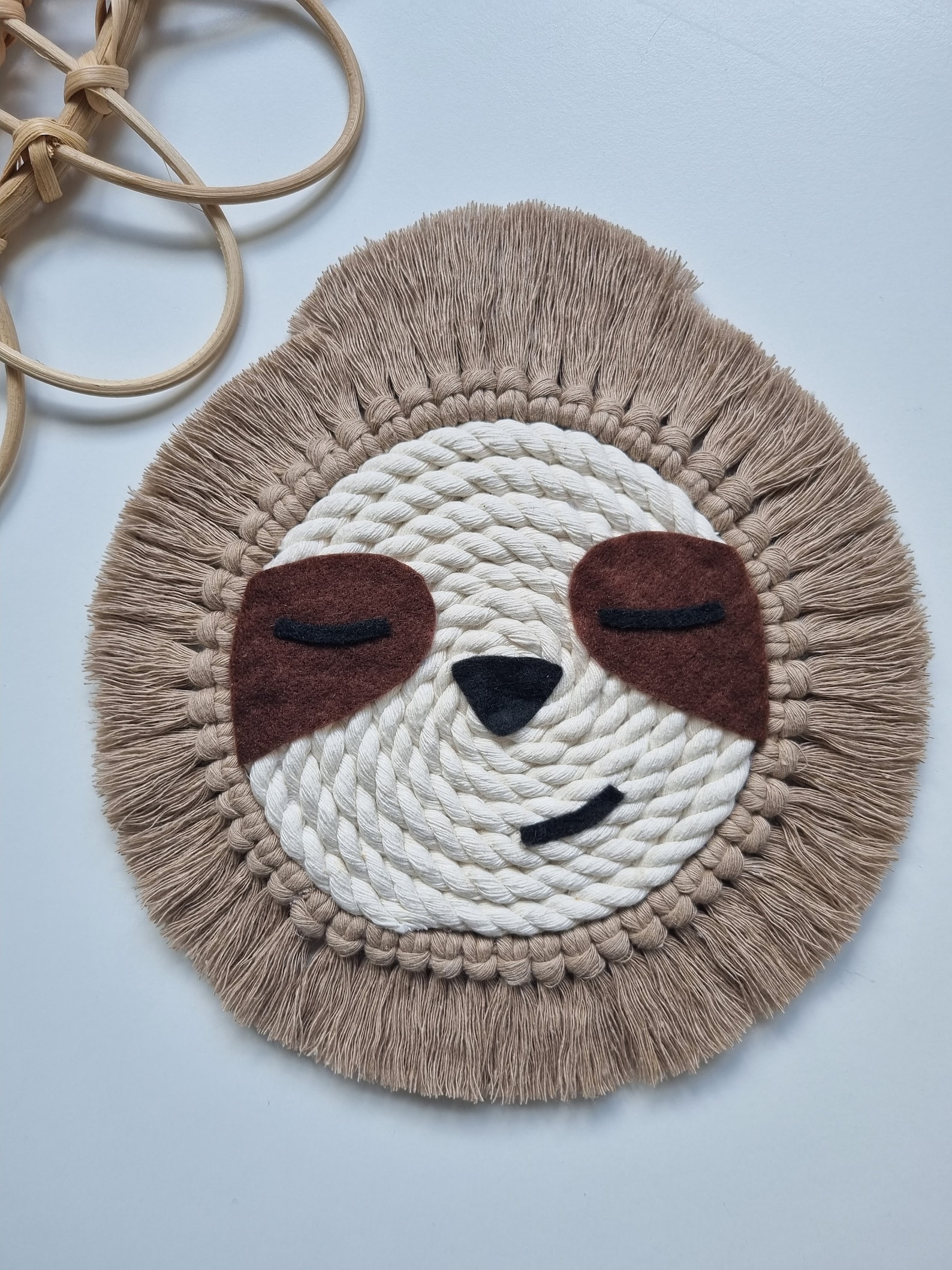 Macrame Animal Faces Woodland Jungle Safari Fox Bear - Etsy UK
