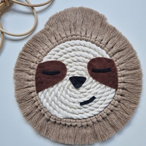 Macrame Animal Faces Woodland Jungle Safari Fox Bear - Etsy UK