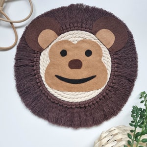 Macrame Animal Faces Woodland Jungle Safari Fox Bear - Etsy UK