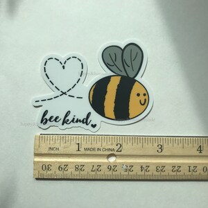Bee Kind Sticker, Vinyl Waterproof Sticker for Hydro Flasks, Water ...