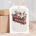 Christmas in London Gift Tag London Bus Gift Tag Printable - Etsy