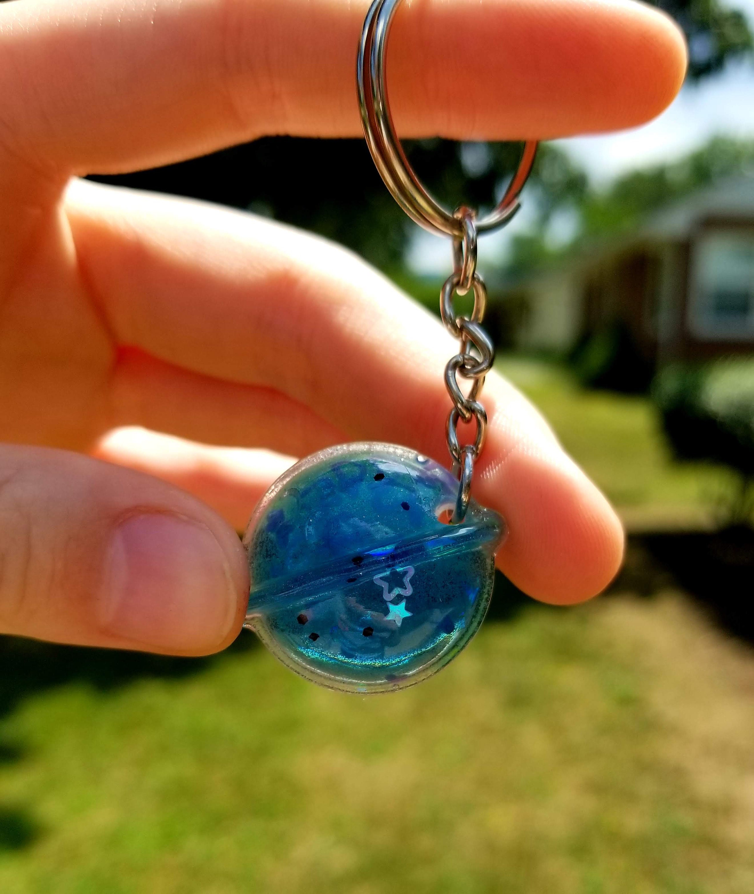 Personalized Saturn Keychain Keychains Custom Keychains | Etsy