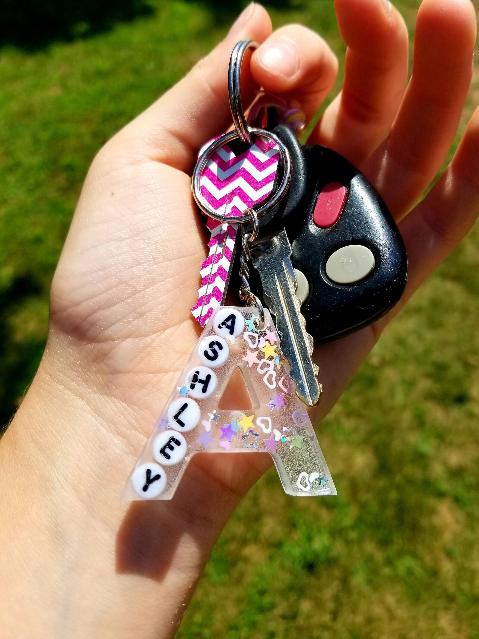 Personalized Letter Keychain With Name | Etsy