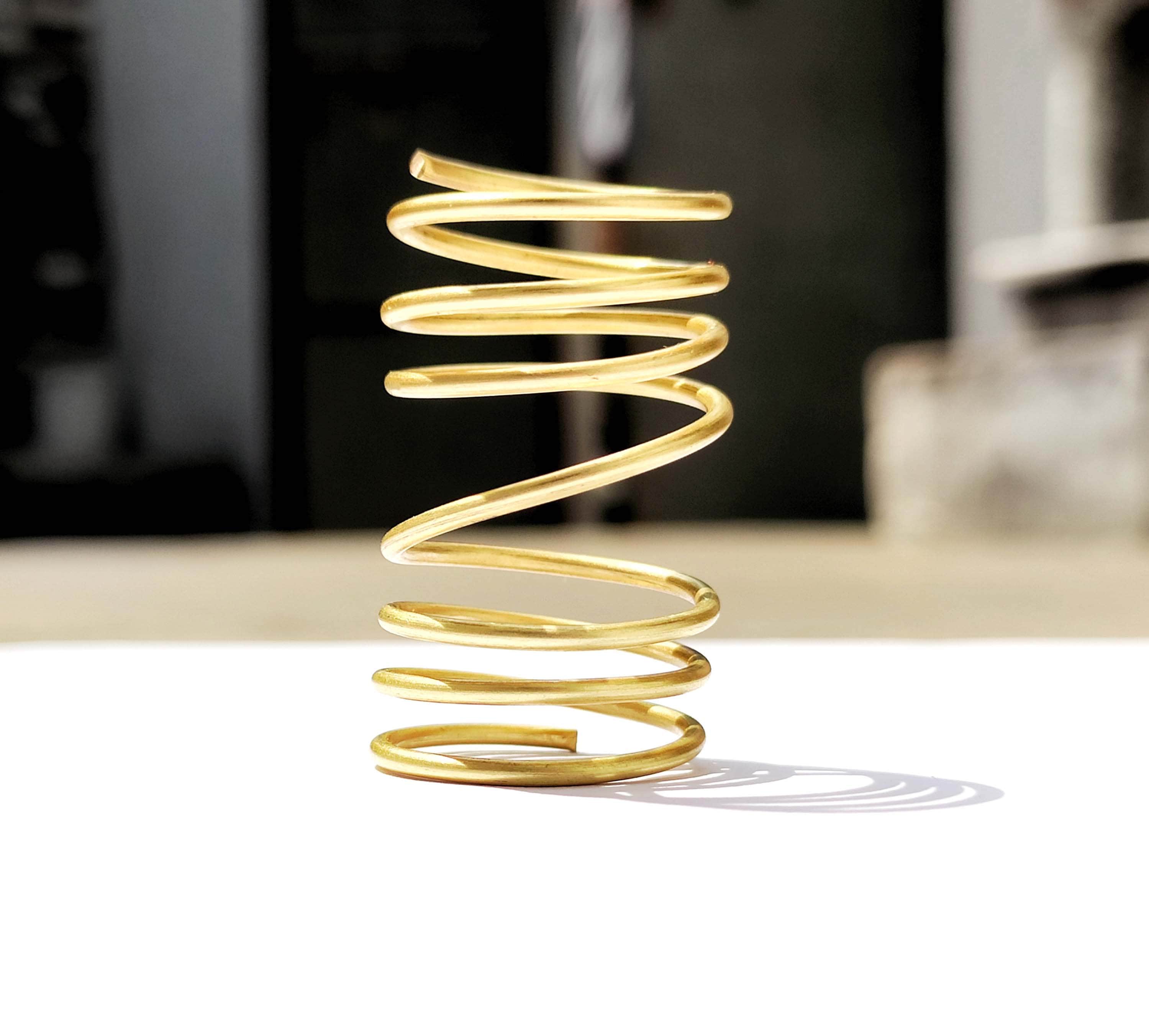 Gold Spiral Ring, Gold Statement Ring, Thick Gold Ring, Gold Filled ...