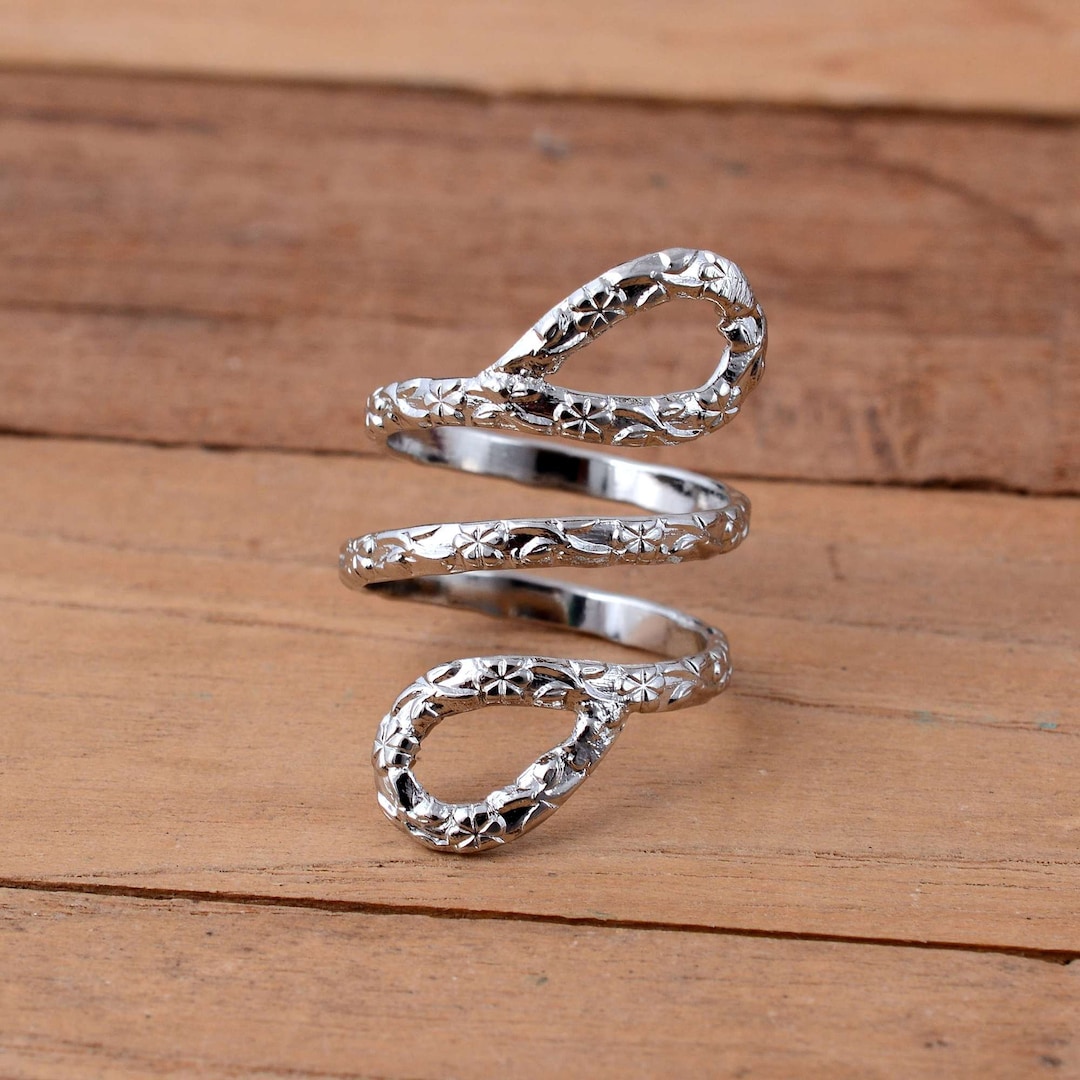 Adjustable Arthritis Ring, 925 Silver Splint Ring, Silver Swan Neck ...